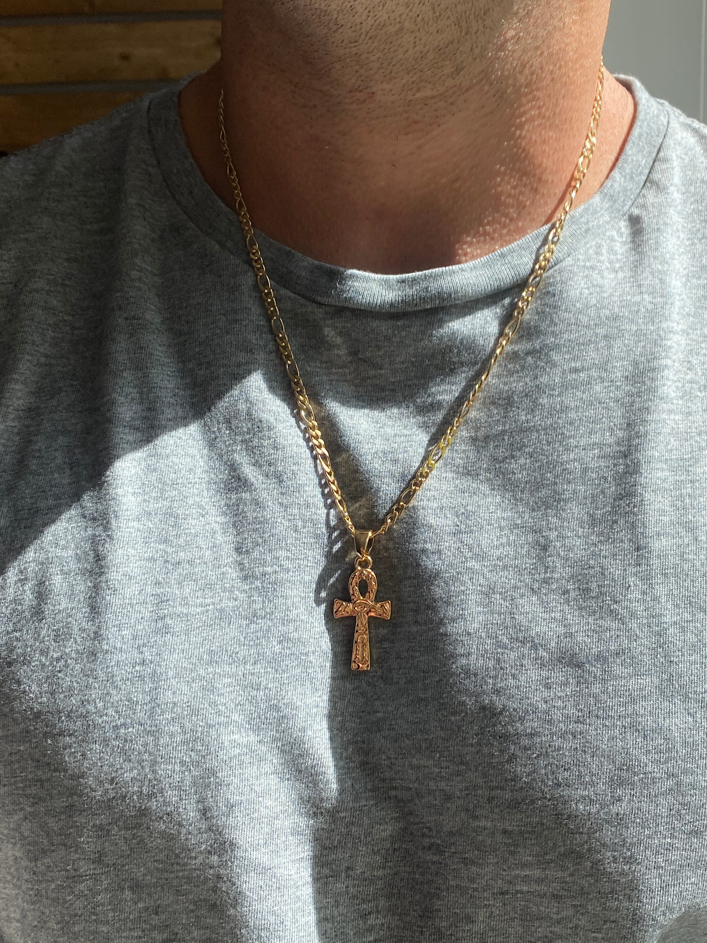 Ankh mens necklace store