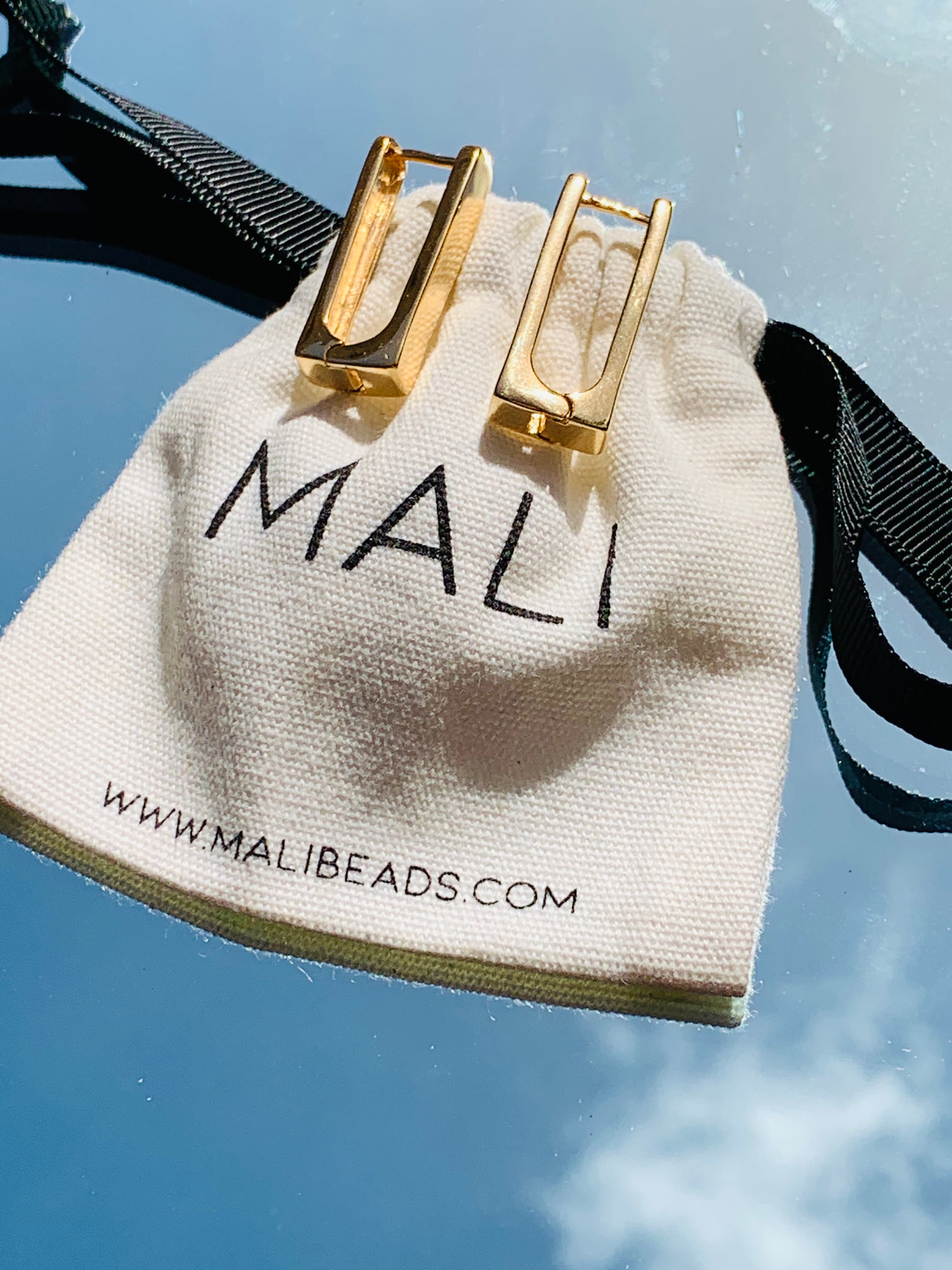 18KT Chunky Square Shaped Hoops,thick Gold Filled Hoop Earrings ...