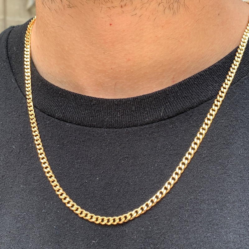 Mens Gold Chain - Etsy
