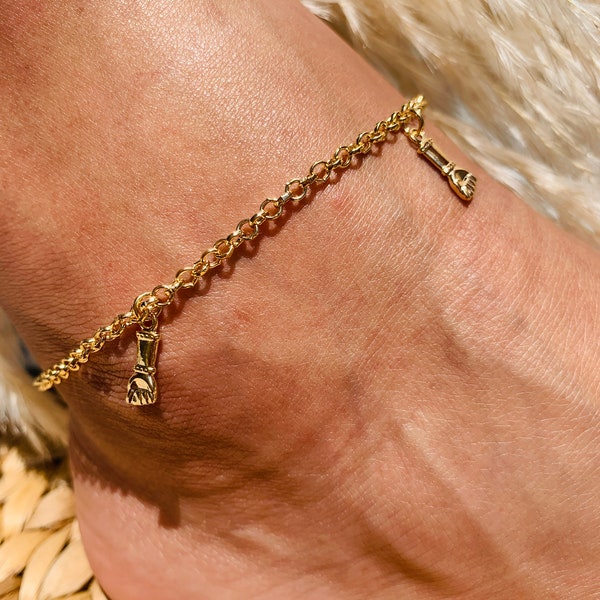 Figa Protection Anklet - Etsy