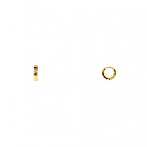 9mm Square Edged Mini Hoops, Gold Filled Huggies, Small Hoop Earrings, Dainty Huggy Earrings,ear ...