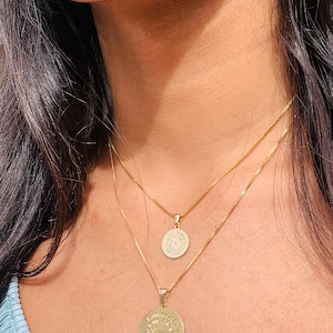 18K Affirmation Necklace, Positive Mantra Necklace, I Am Worthy ...
