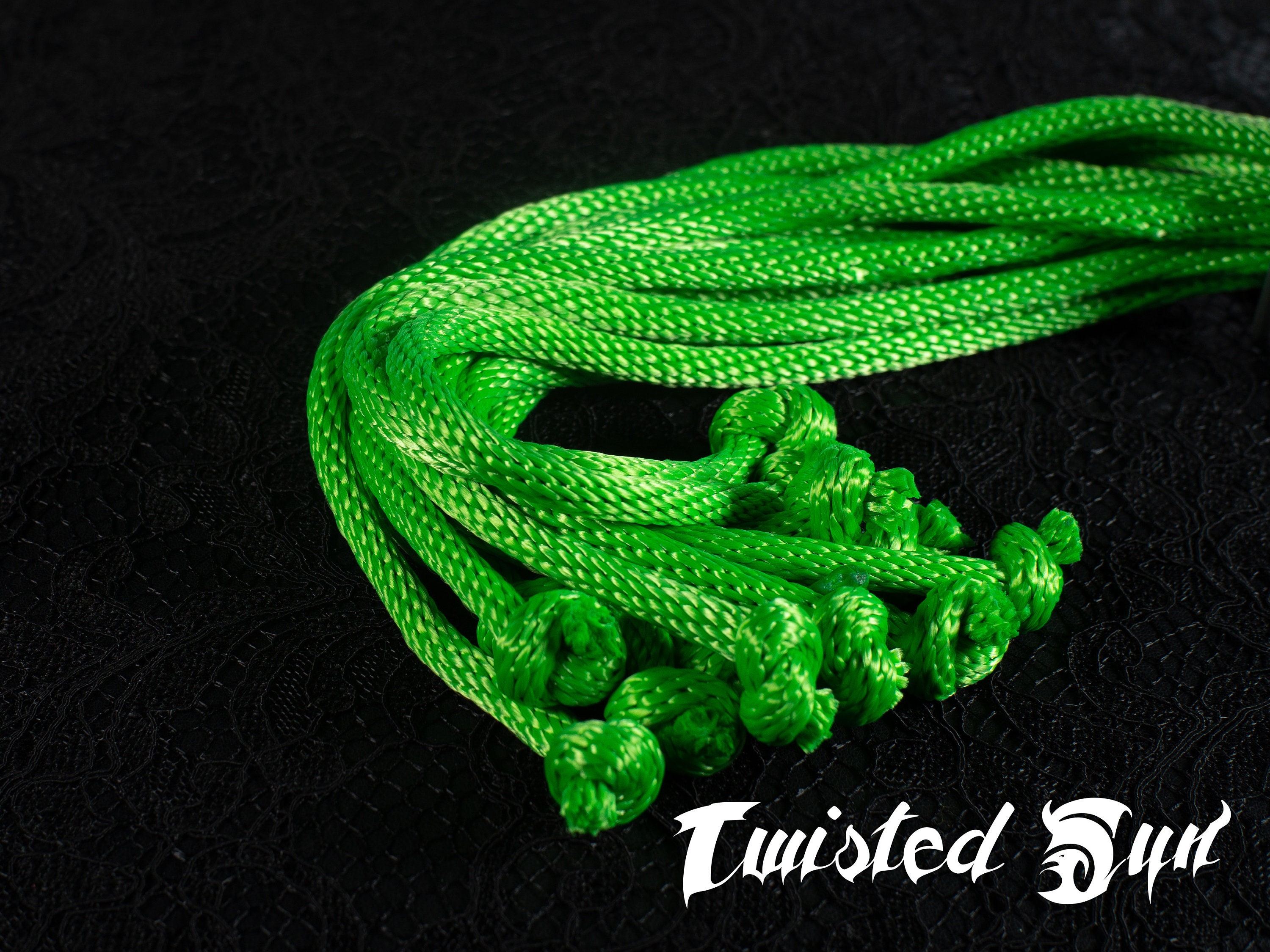 Full Size Silky Soft Nylon Rope Flogger - No U.S. or Canada Import Fees ...