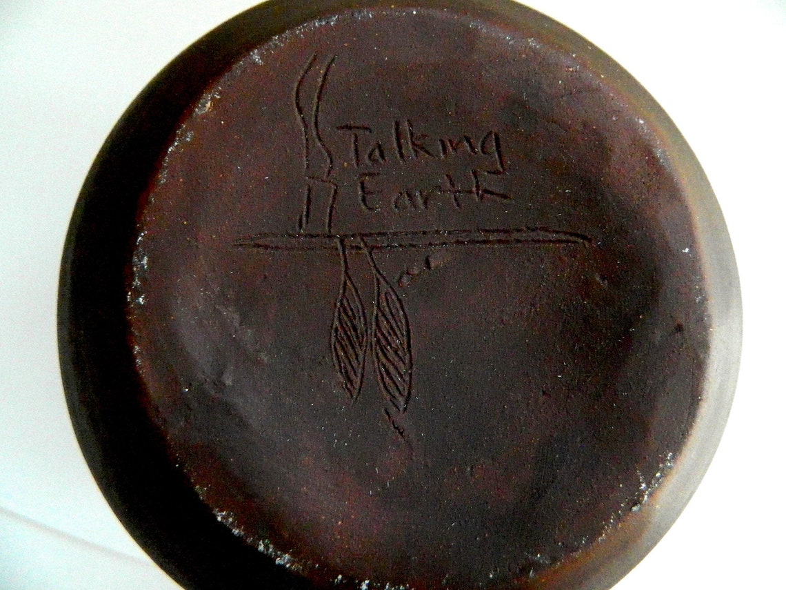 Native American Pottery Signed Talking Earth Steve Smith Haudenosaunee ...