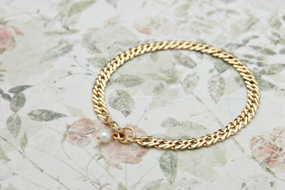 Delicate Gold Bracelet Dainty Chain Bracelet Link Bracelet | Etsy