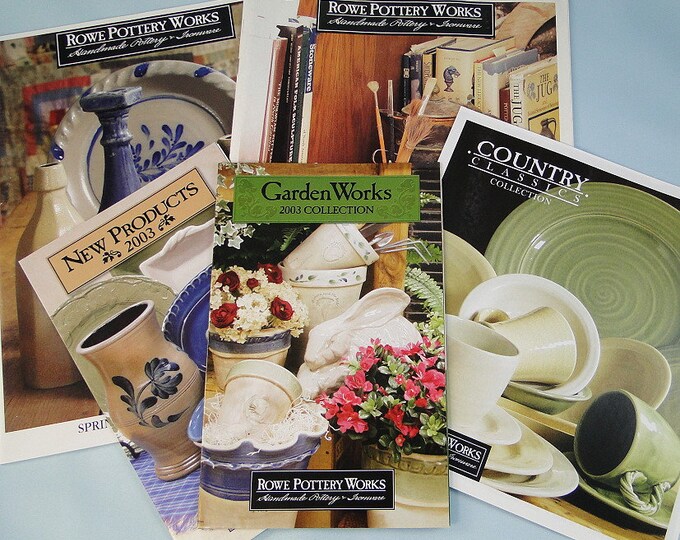 Rowe Pottery Works Catalogs 2002 Spring Fall Holiday Brochures - Etsy