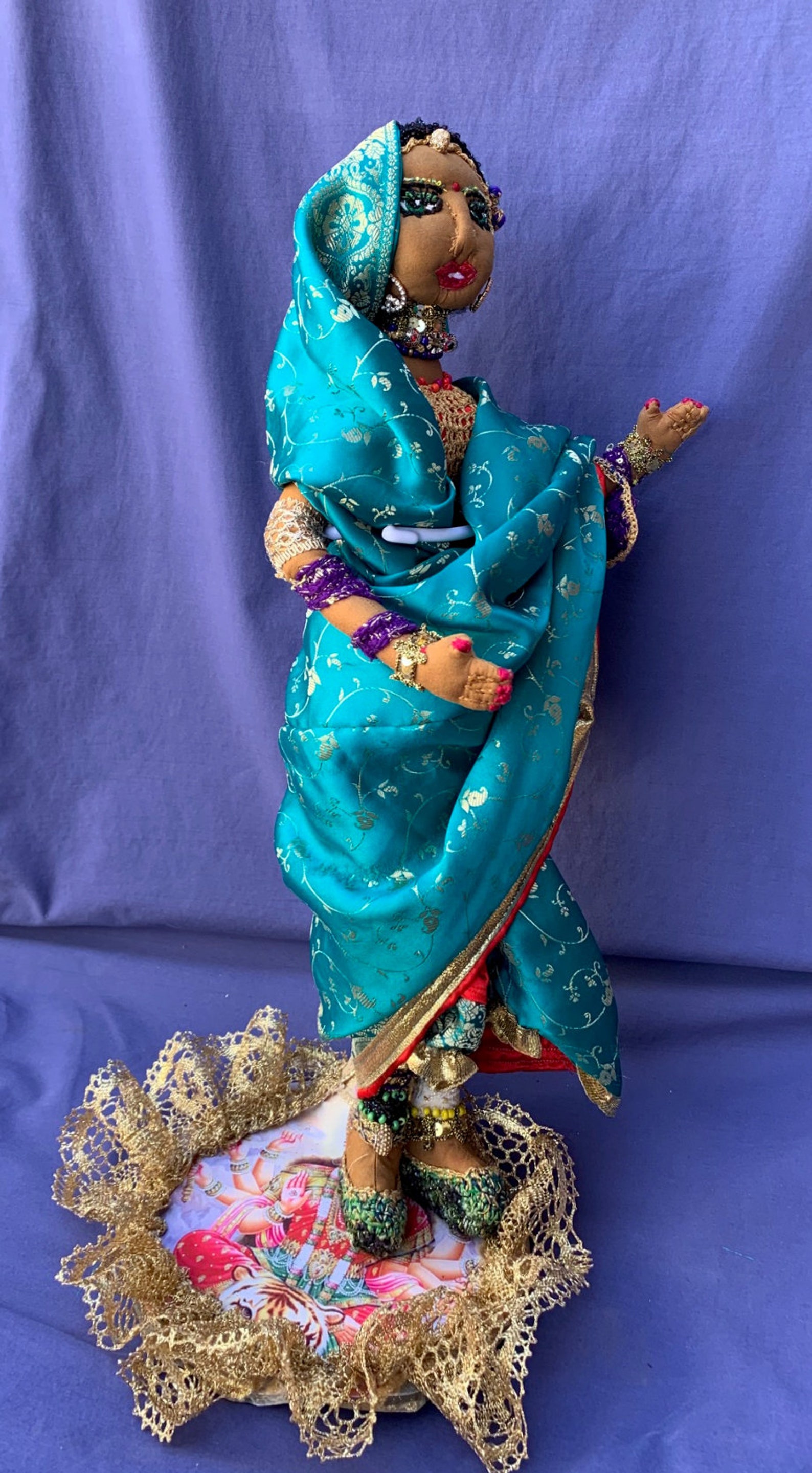 Hindu Doll in Traditional Saree - Etsy