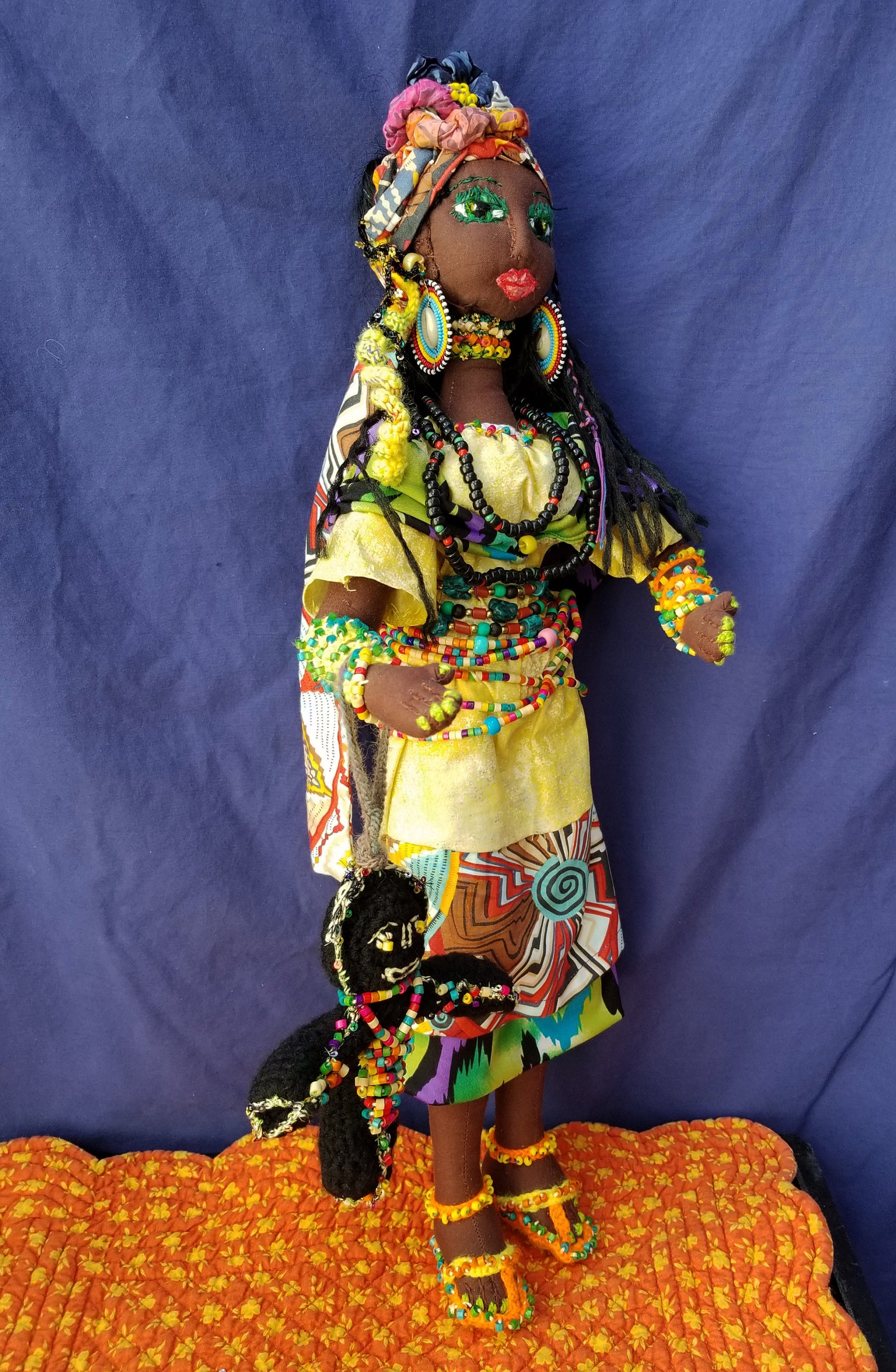 African Girl in Tribal Costume - Etsy