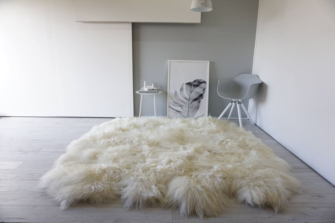 Genuine Rare Breed Octo (8) Sheepskin Rug | Rare Sheepskin Rug | Unique ...