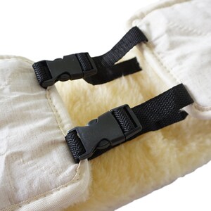 Genuine Natural Medical Sheepskin Belt | Wool Back Warmer | Lumbar ...