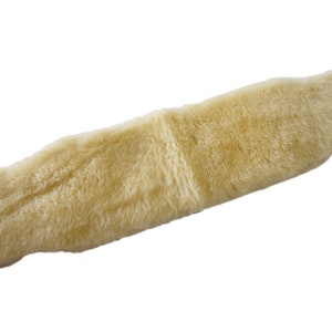 Genuine Natural Medical Sheepskin Belt | Wool Back Warmer | Lumbar ...