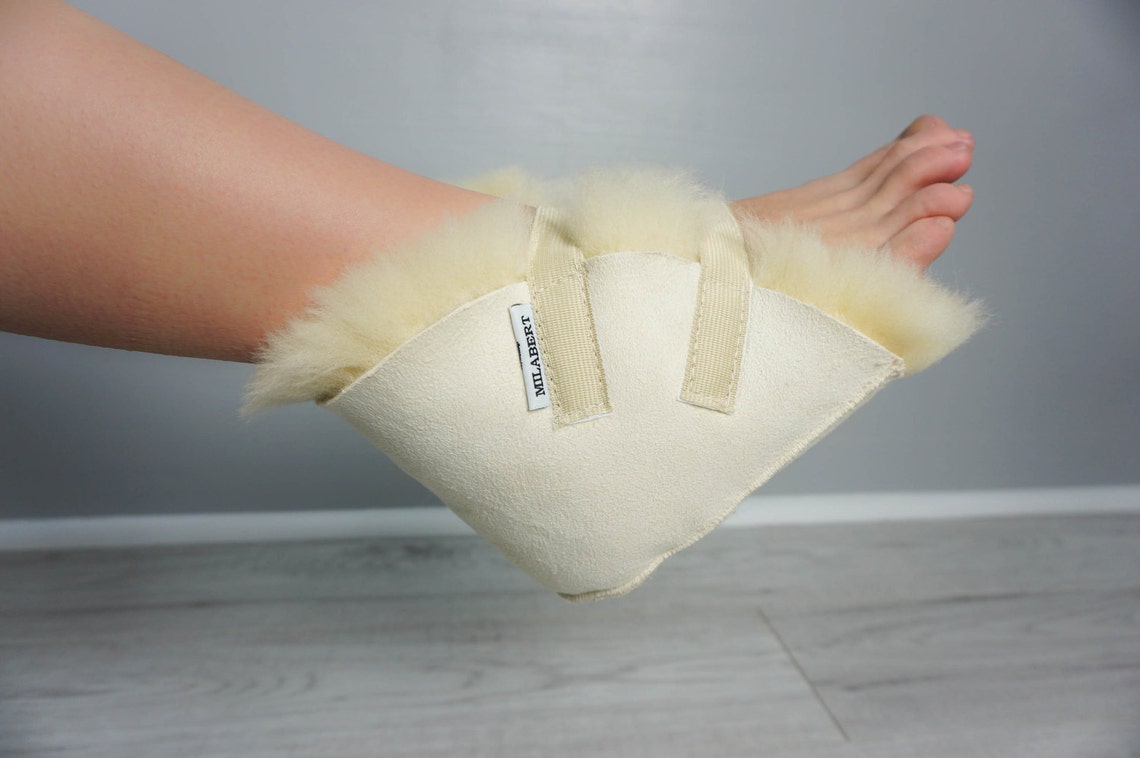 Genuine Sheepskin Heel Protector Heel Saver Sheepskin | Etsy