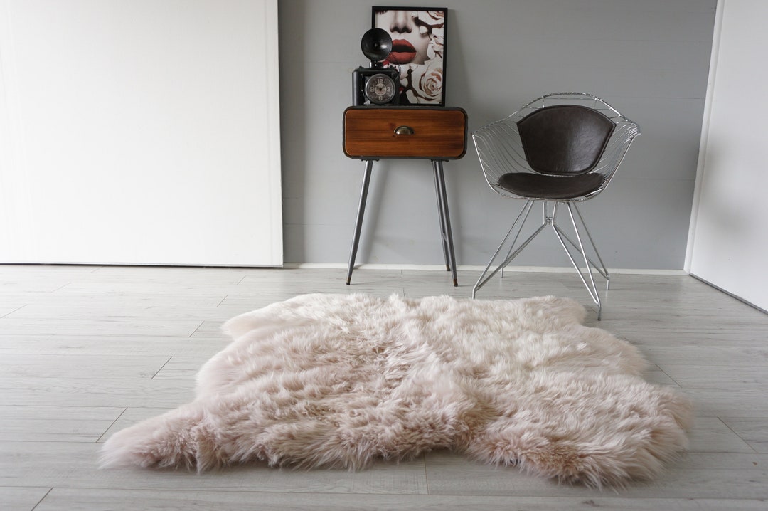 Genuine Australian Double 2 Side by Side Sheepskin Rug - Etsy