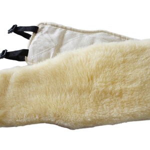 Genuine Natural Medical Sheepskin Belt | Wool Back Warmer | Lumbar ...