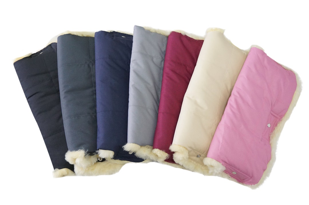 Genuine Medical Sheepskin Baby Stroller Hand Muff | Stroller Handle ...