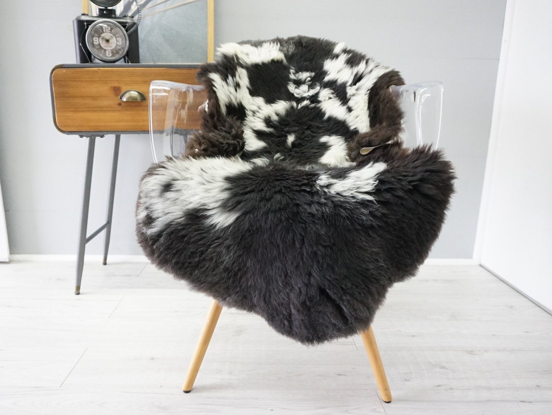 Genuine Rare Single Sheepskin Rug Sheepskin Throw Natural Sheepskin Rug ...