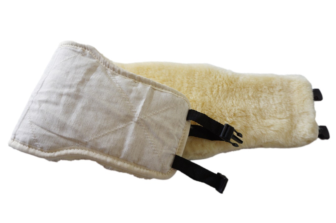 Genuine Natural Medical Sheepskin Belt | Wool Back Warmer | Lumbar ...