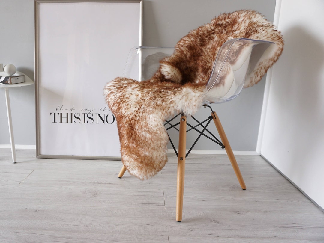 Genuine Single Sheepskin Rug Real Sheepskin Rug Natural Sheepskin ...