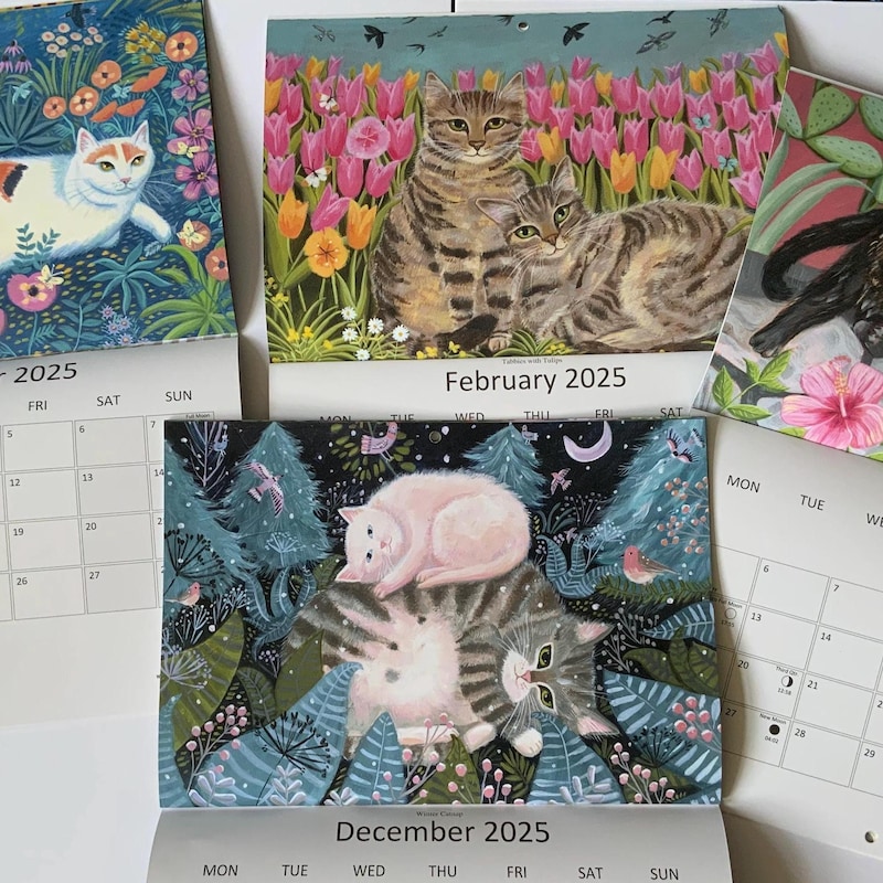 Cat Calendar - Etsy