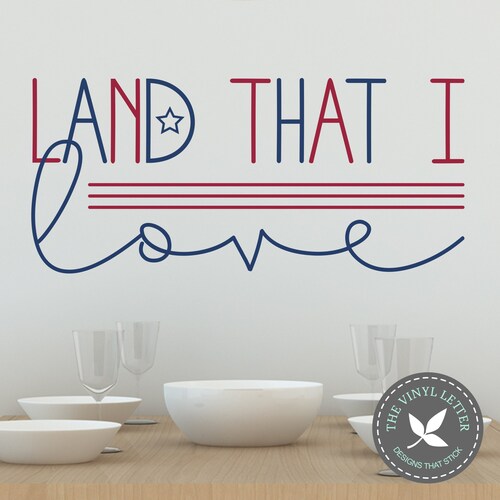 Land That I Love Svg - Etsy