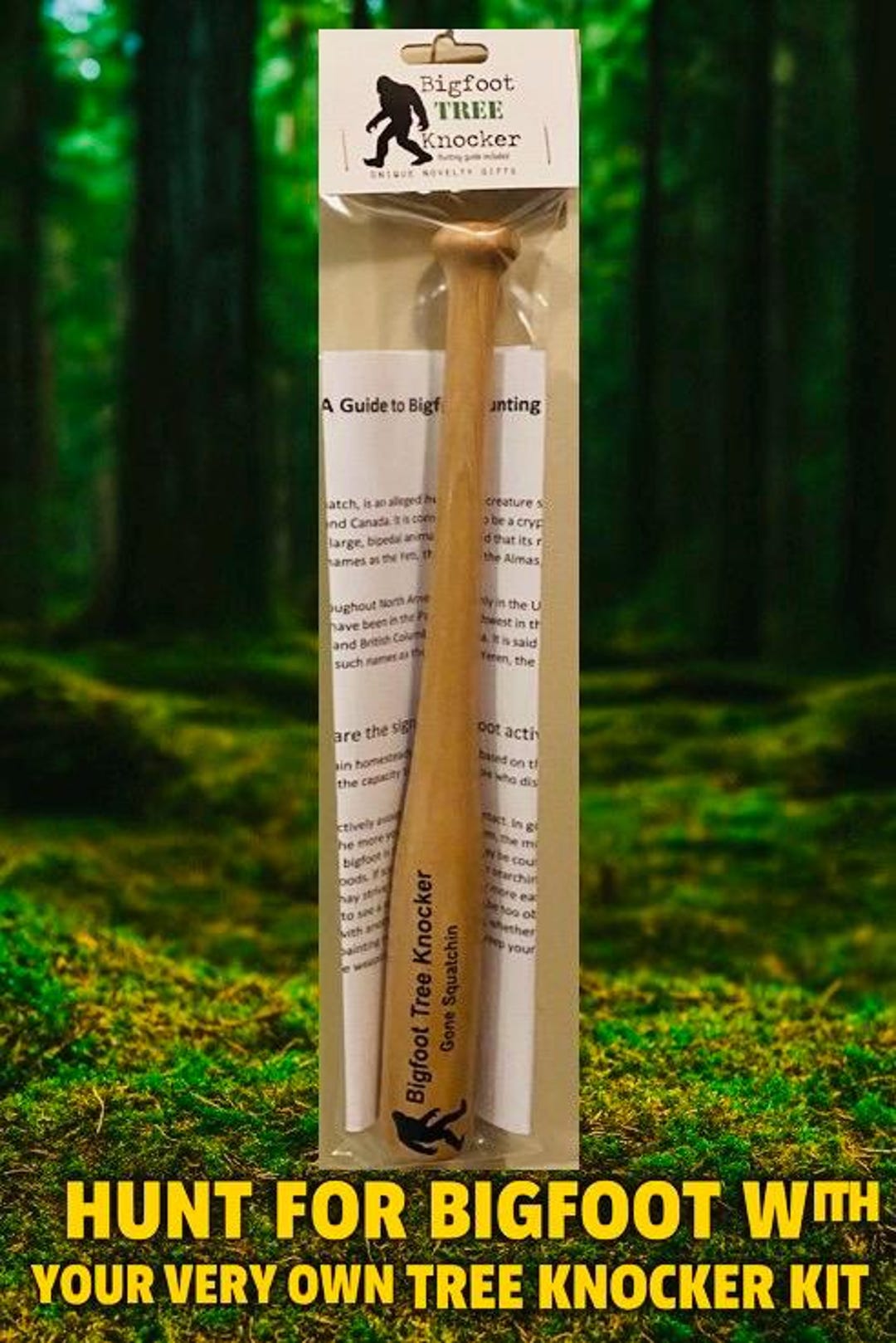 New Improved! Now BIGGER Sasquatch Bigfoot Tree Knocker Find the Yeti ...