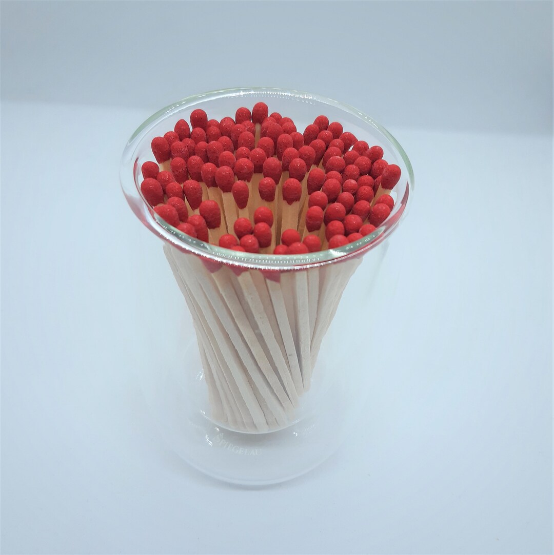 3.8 Red Tip Long Wooden Matches for Home Decor, Wedding Favors, Crafts ...