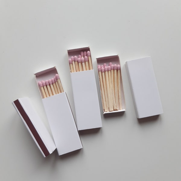 Plain White Match Box - Etsy