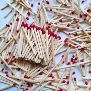 1.85" Red Tip 500 Wooden Matches for Home Decor, Wedding Favors, Crafts ...