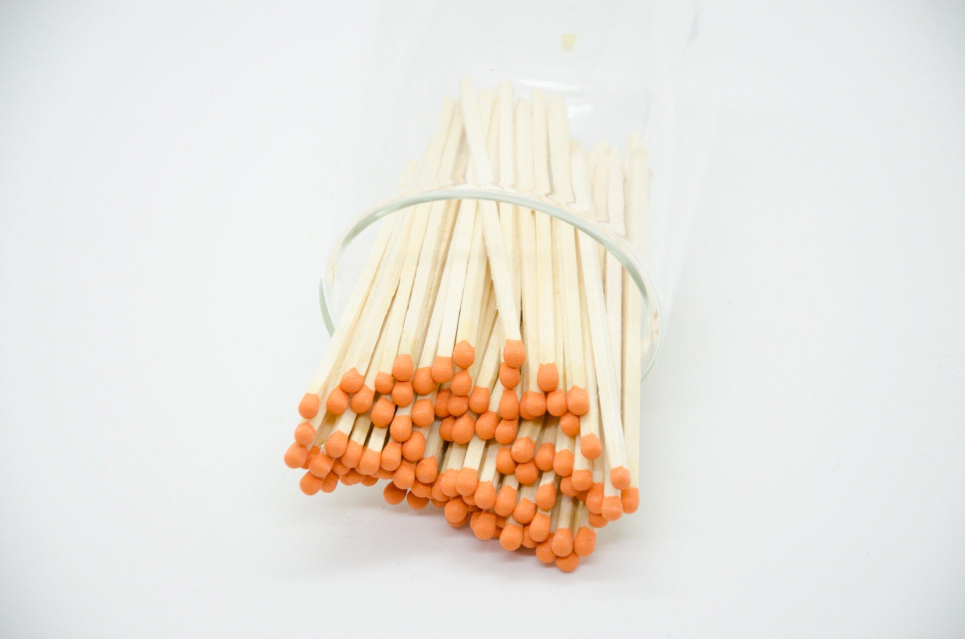 3.4 Long Orange Tip Long Wooden Matches for Home Decor | Etsy