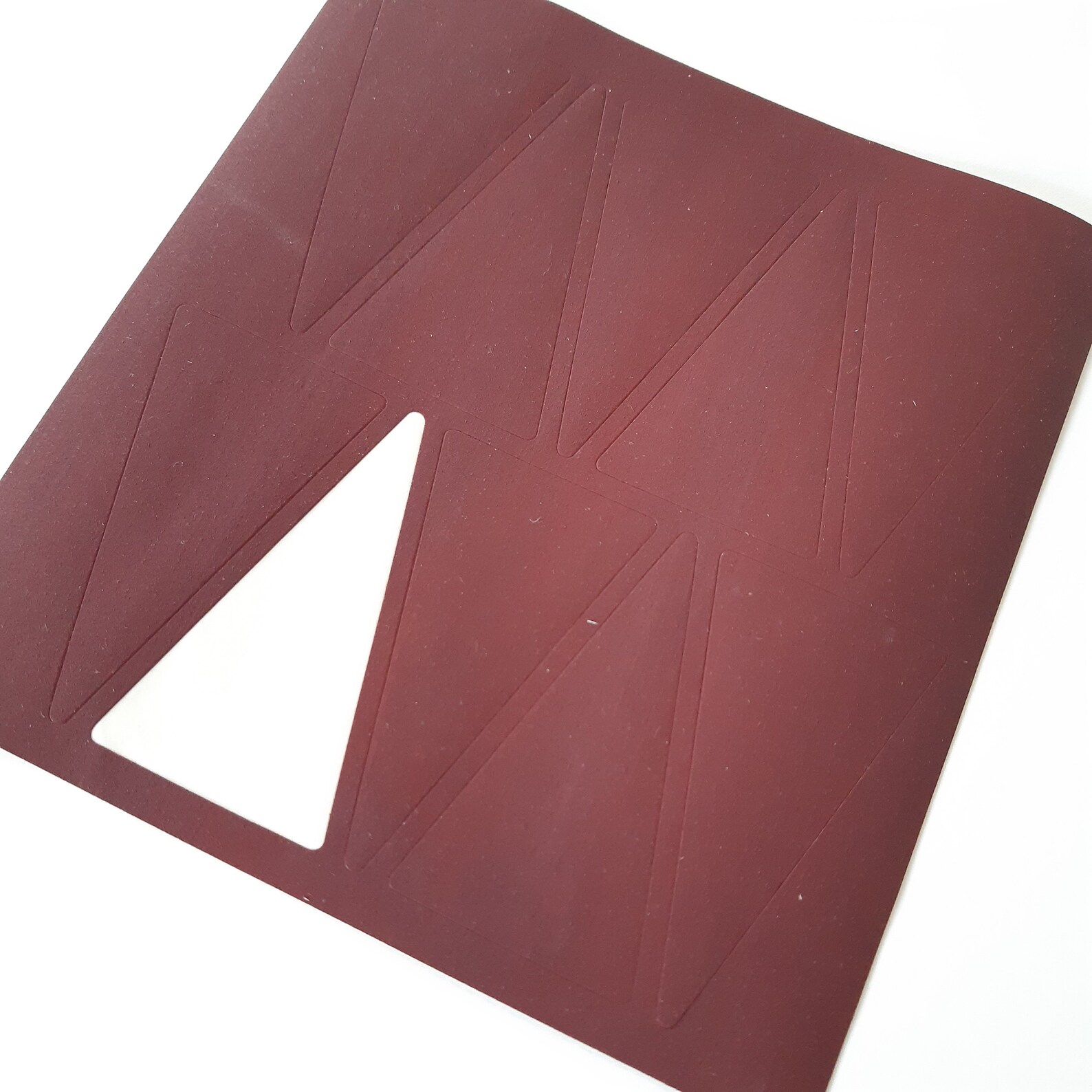 Striking paper self-adhesive triangles / sticky striker for | Etsy