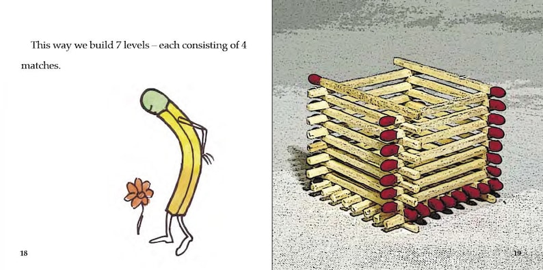 Matchstick House Building Tutorial: DIY Step-by-step Instructions (PDF ...