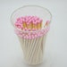 3.4 Long Blush Pink Tip Long Wooden Matchsticks for Home Decor, 100 ...