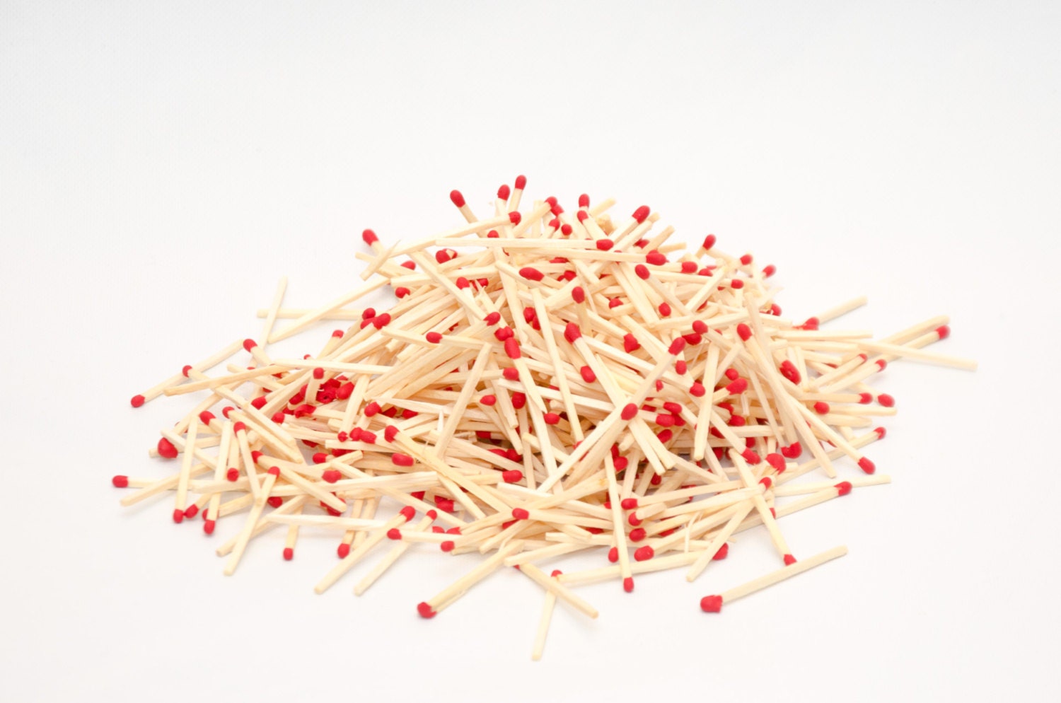 Red Tip Wooden Matches: 500 Craft Wedding Decor Matchsticks - Etsy