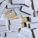 10/25/50/100 Plain White Tiny Matchboxes, Striker From One Side, Wooden ...