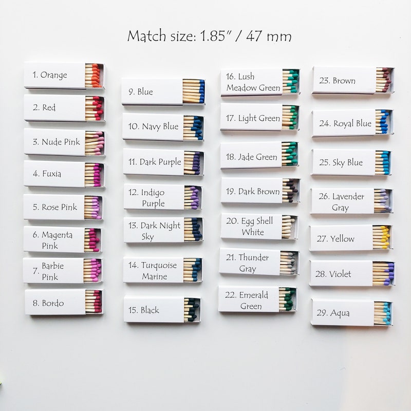 Blank Match Box - Etsy