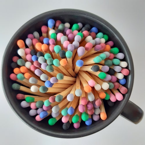 3.4 Long Lush Meadow Tip Long Wooden Matchsticks for | Etsy