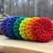 Dish Scrubbies Rainbow Set of 6 | Scrubbies | Pot/pan Scrubbies | Nylon ...