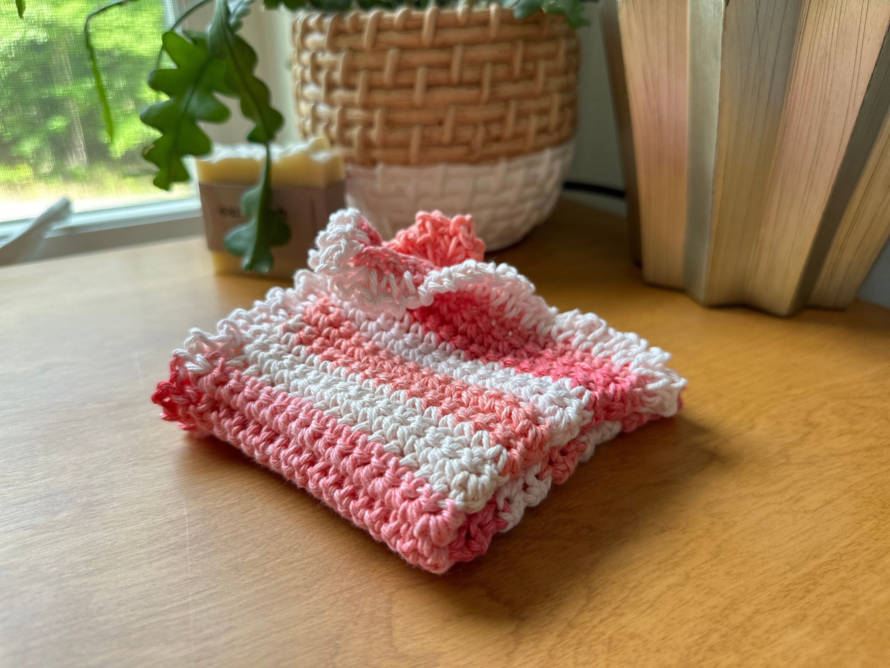 Razzle Dazzle Washcloth PDF Pattern Beginner Crochet Pattern Dishcloth ...