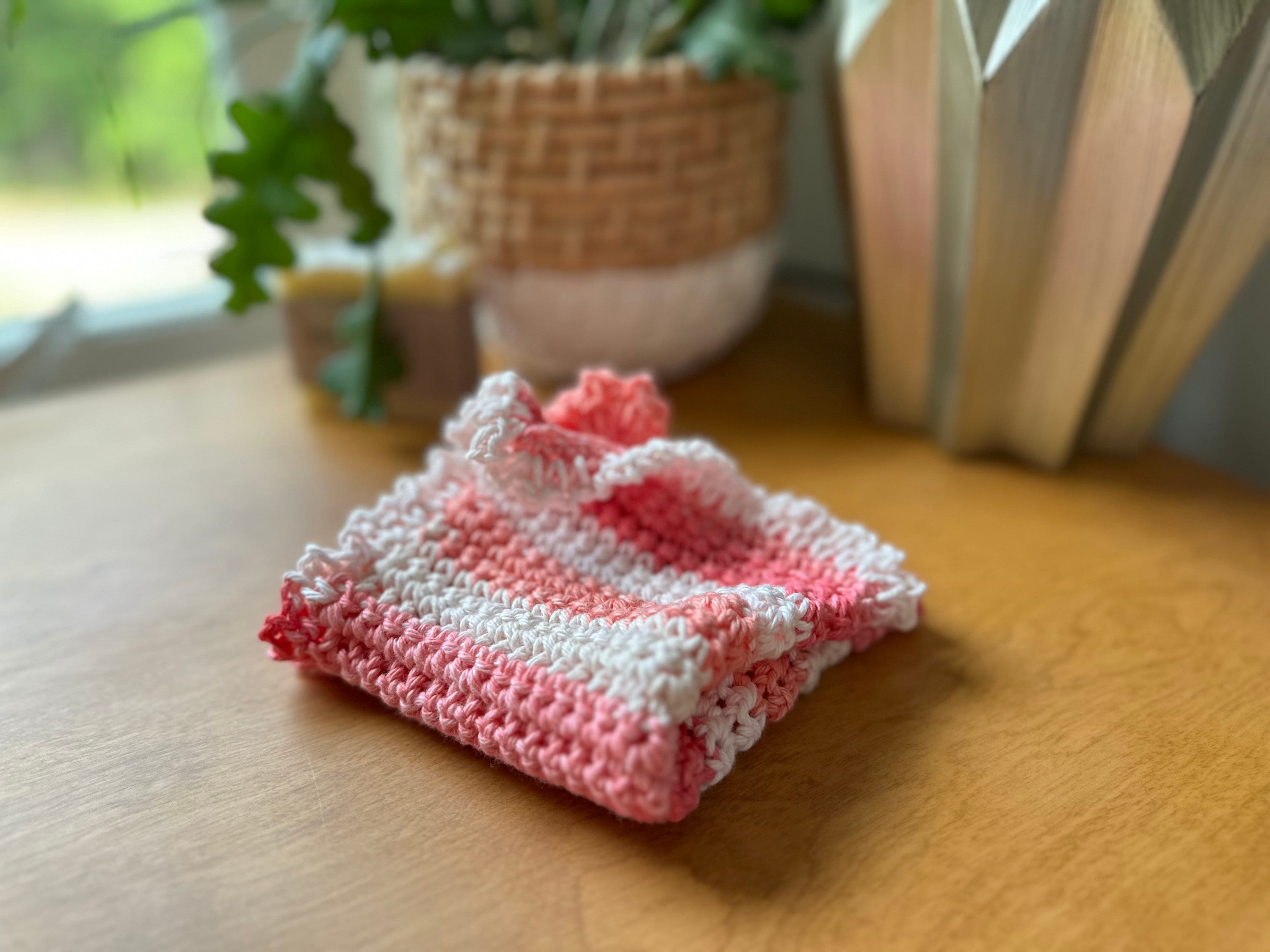 Razzle Dazzle Washcloth PDF Pattern Beginner Crochet Pattern Dishcloth ...