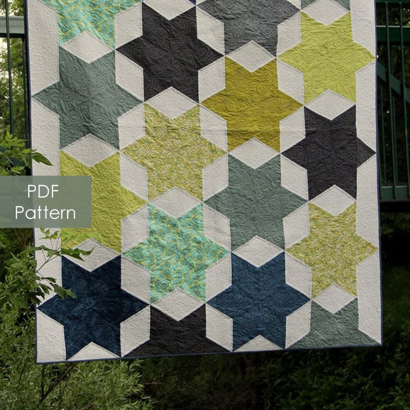 Texas Star Quilt Pattern - Etsy