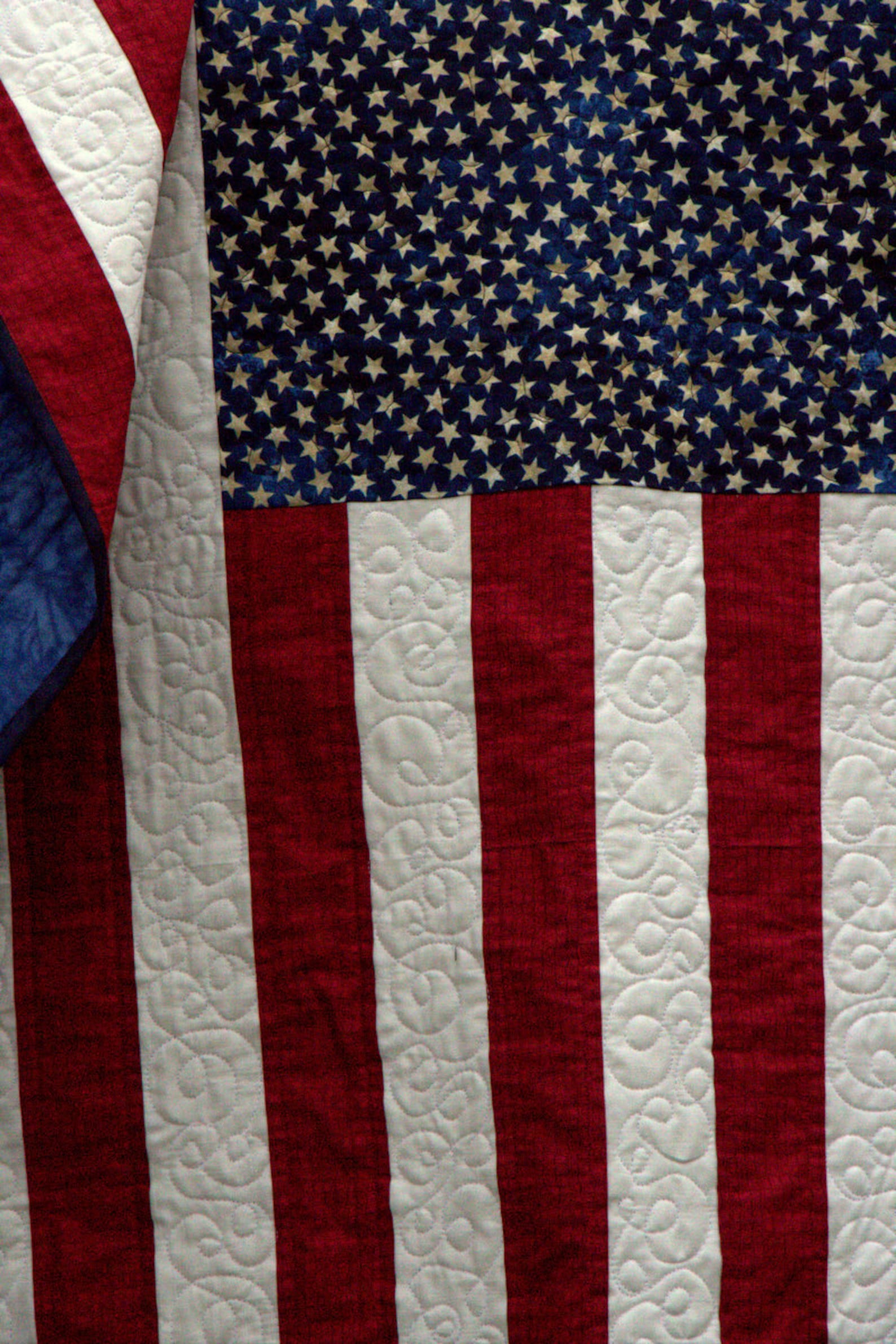 American Baby Quilt Pattern - PDF Pattern to Make the American Flag ...