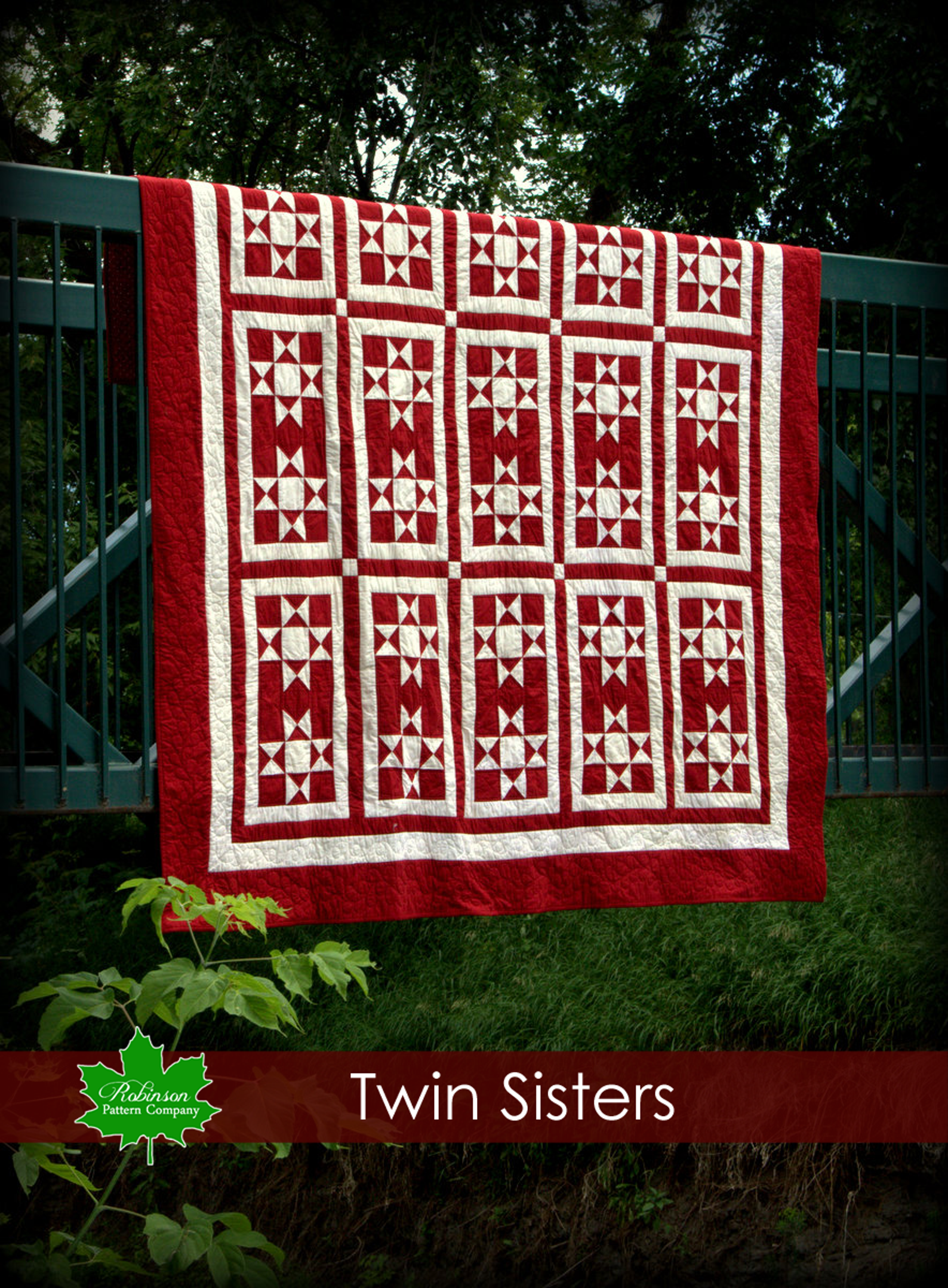Twin Sisters Quilt Pattern Printed Paper Pattern Sent in the Mail ...