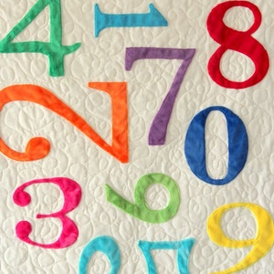Playing With Numbers Baby Quilt Pattern Printed Pattern - Etsy