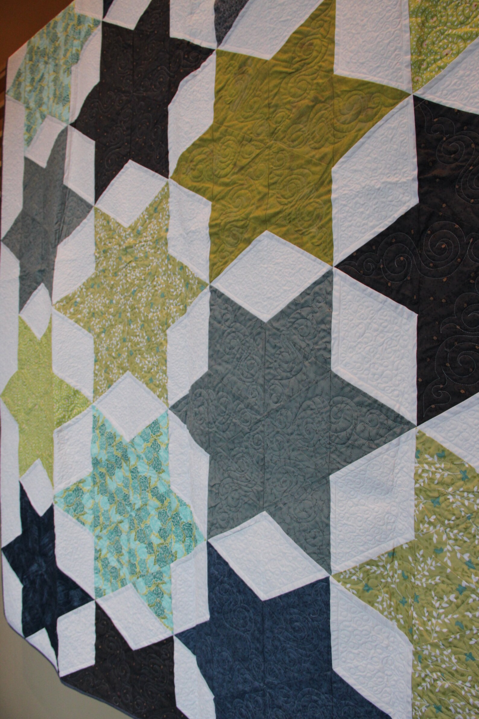 Stars Over Texas Quilt Pattern - PDF Queen Size Quilt Pattern, Instant ...