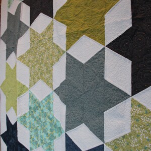 Stars Over Texas Quilt Pattern - PDF Queen Size Quilt Pattern, Instant ...