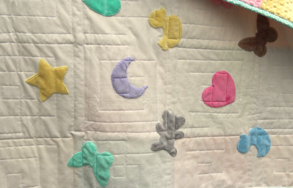 Cookie Cutter Baby Quilt Pattern. Quick and Easy Baby Quilt | Etsy