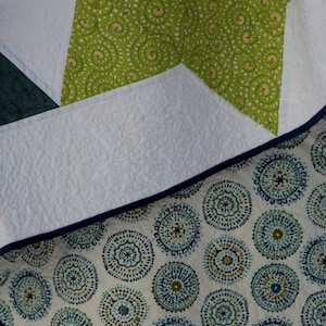 Stars Over Texas Quilt - Handmade Original Quilt - Blue and Green ...