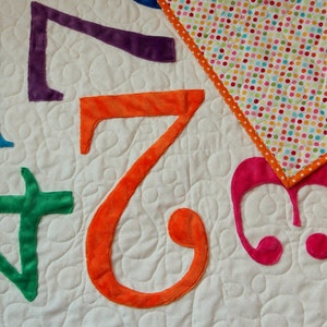 Playing With Numbers Baby Quilt Pattern Printed Pattern - Etsy