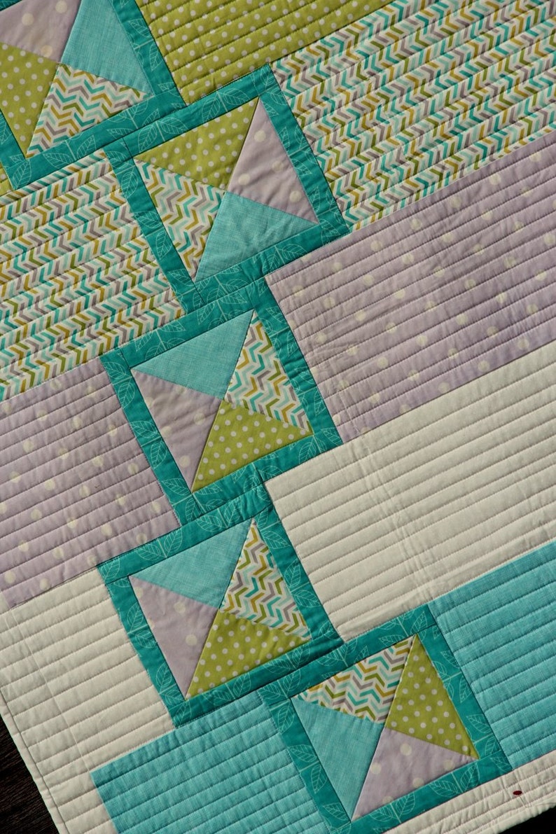 Modern Baby Quilt Pattern Jack's Boxes Baby Quilt PDF | Etsy