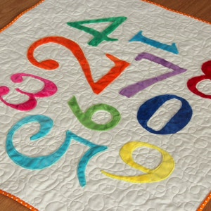 Playing With Numbers Baby Quilt Pattern Printed Pattern - Etsy